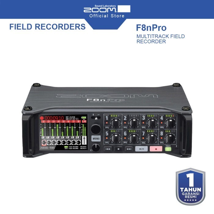 Jual Zoom F8nPro Multitrack Field Recorder | Shopee Indonesia