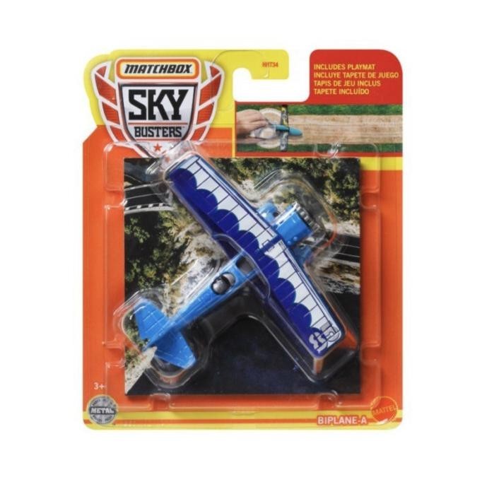 Jual Matchbox Sky Busters - Biplane-A | Shopee Indonesia