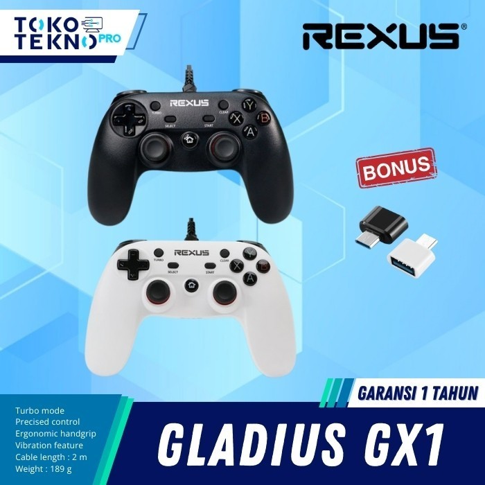 Jual Rexus Gx1 Gladius Joystick Pro Gaming Garansi Resmi | Shopee Indonesia