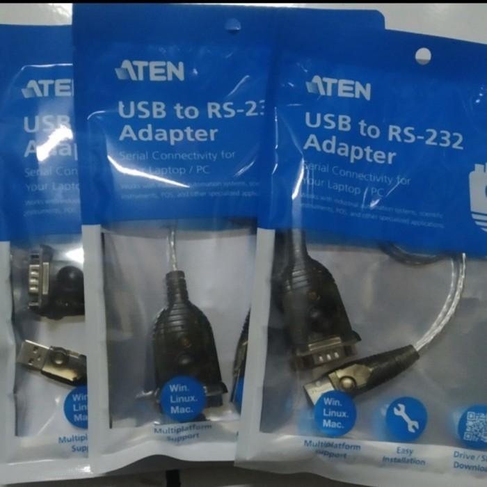 Jual Kabel USB to Sereal ATEN RS-232 100% ORIGINAL | Shopee Indonesia