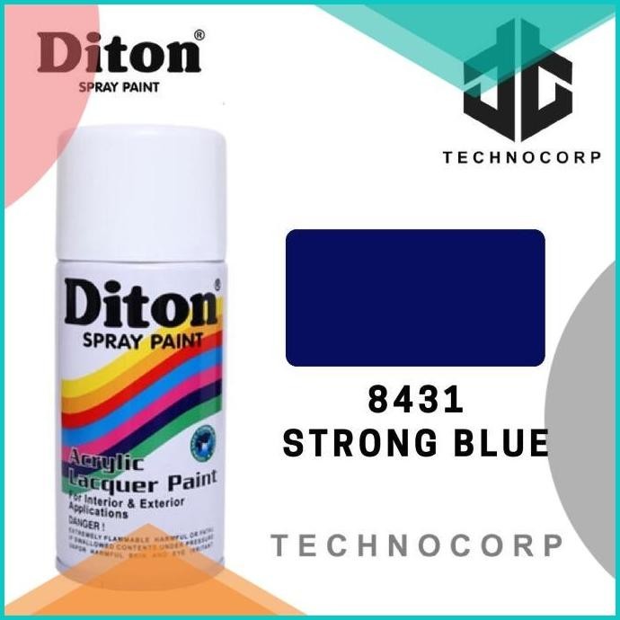 Jual Cat Semprot DITON 8431 STRONG BLUE / BIRU DONGKER 300 ML 19F3B2024 ...