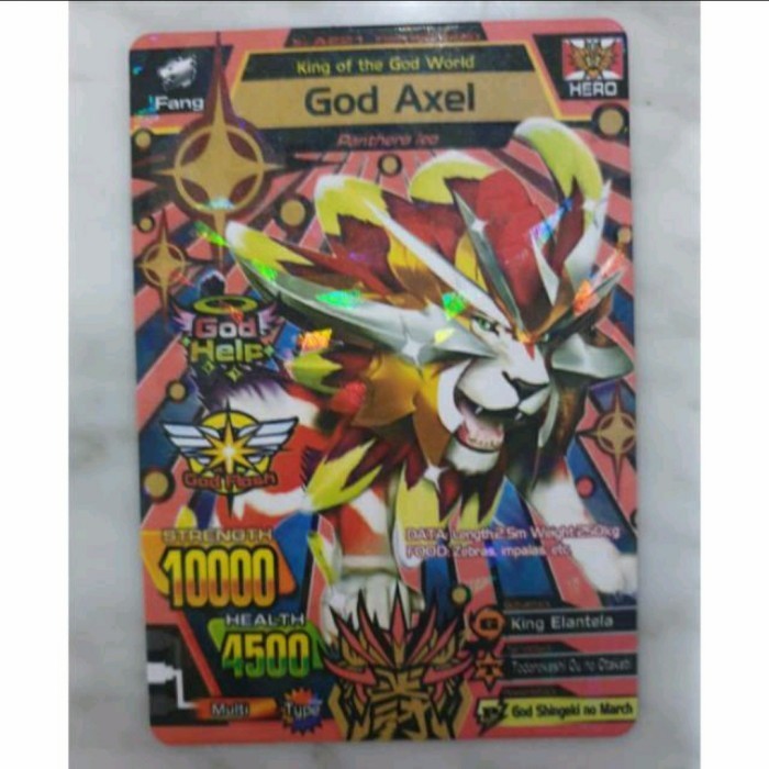 Jual Mainan Kartu Animal Kaiser God Axel | Shopee Indonesia