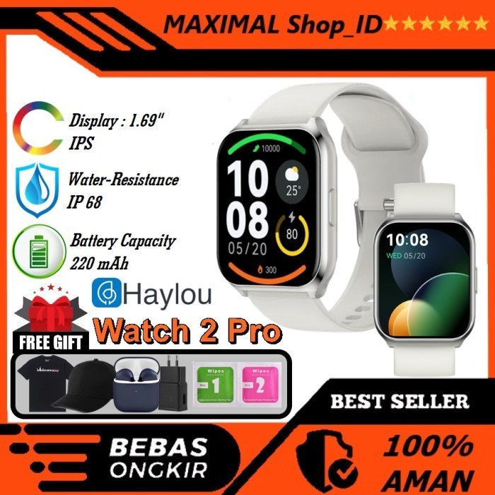 Jual Produk Terbaru Haylou Watch 2 Pro Smartwatch Ip68 Spo2 1.85 ...