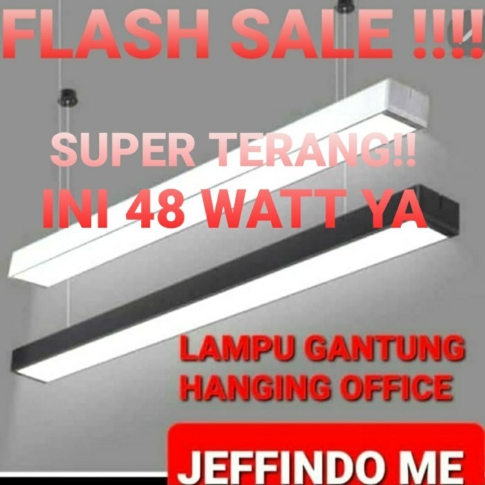 Jual Lampu Gantung Led Lampu Plafon Led Office Hanging Lamp Lampu ...