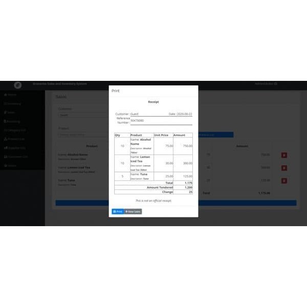 Jual source code dan aplikasi Sistem Penjualan Dan Persediaan Toko ...