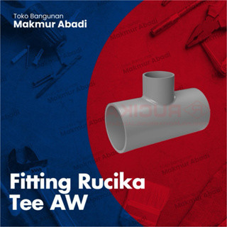 Jual Fitting Pipa PVC Rucika T / Tee / Keni T AW 3/4" Inch x 1/2" Inch ...