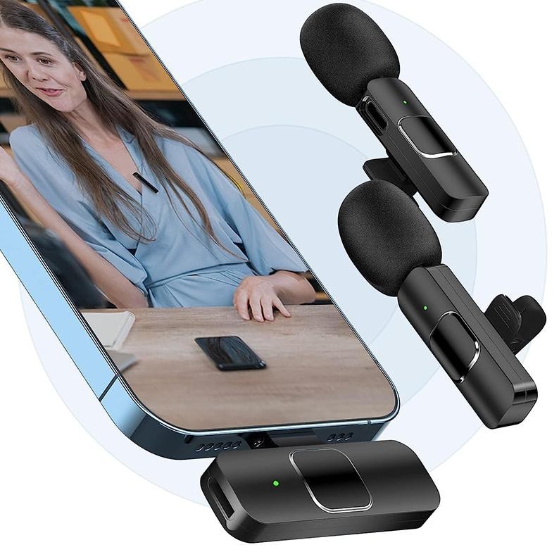 Jual WIRELESS LAVALIER LAPEL MICROPHONE UNTUK ANDROID/IPHONE -UNTUK ...