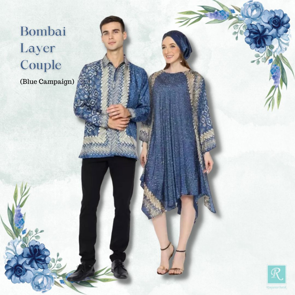 Jual Rinjanie Batik - Couple Dress Bombai Layer Series - Couple Batik ...