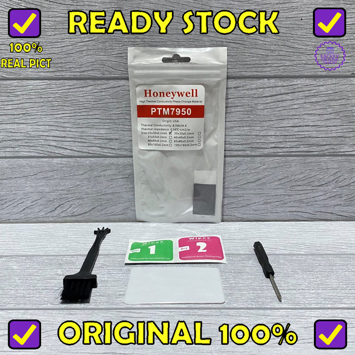 Jual Thermal Pad Paste Phase Change Honeywell Ptm7950 Ptm-7950 8.5W/M.K ...