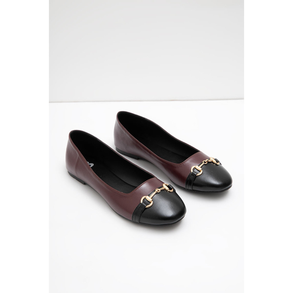 Jual Berrybenka - Sepatu Flatshoes Comfy Wanita Sofia Cerlita Two Tone ...