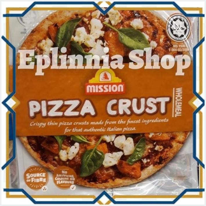 Jual [EPL] MISSION PIZZA CRUST WHOLEMEAL 2'S 300 GR - ROTI PIZZA ...