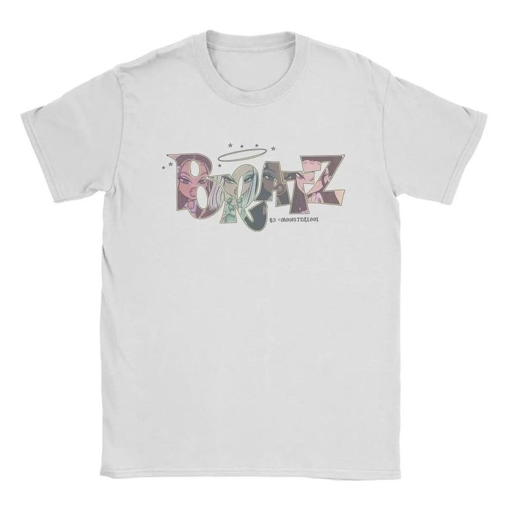 Jual Kaus Bratz Pria Pakaian Katun Y2k Kaus Kerah Bulat Lengan Pendek ...