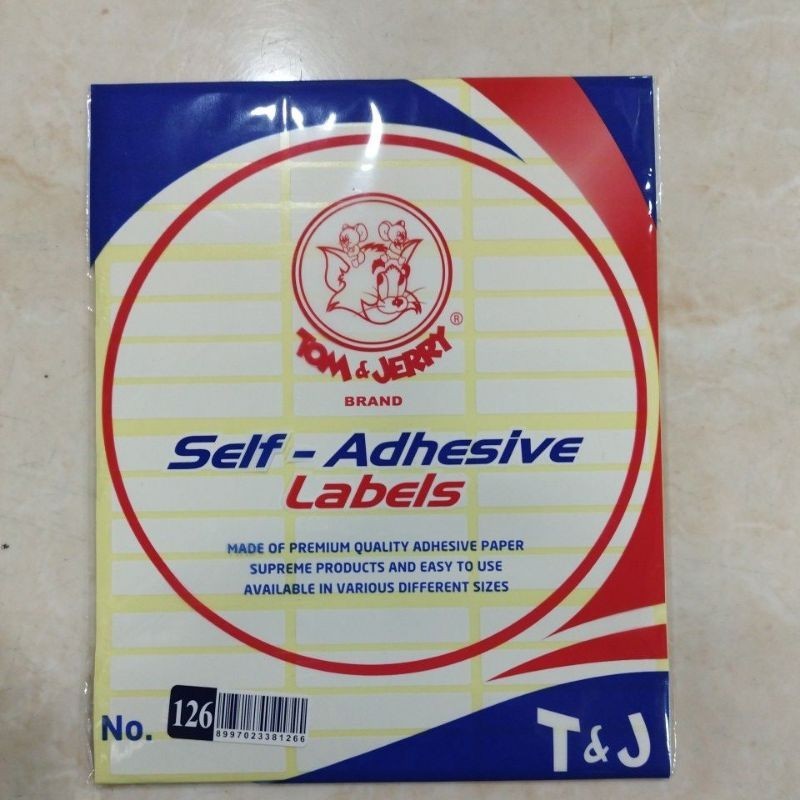Jual Label Tom & Jerry No 126 (10*50mm) | Shopee Indonesia