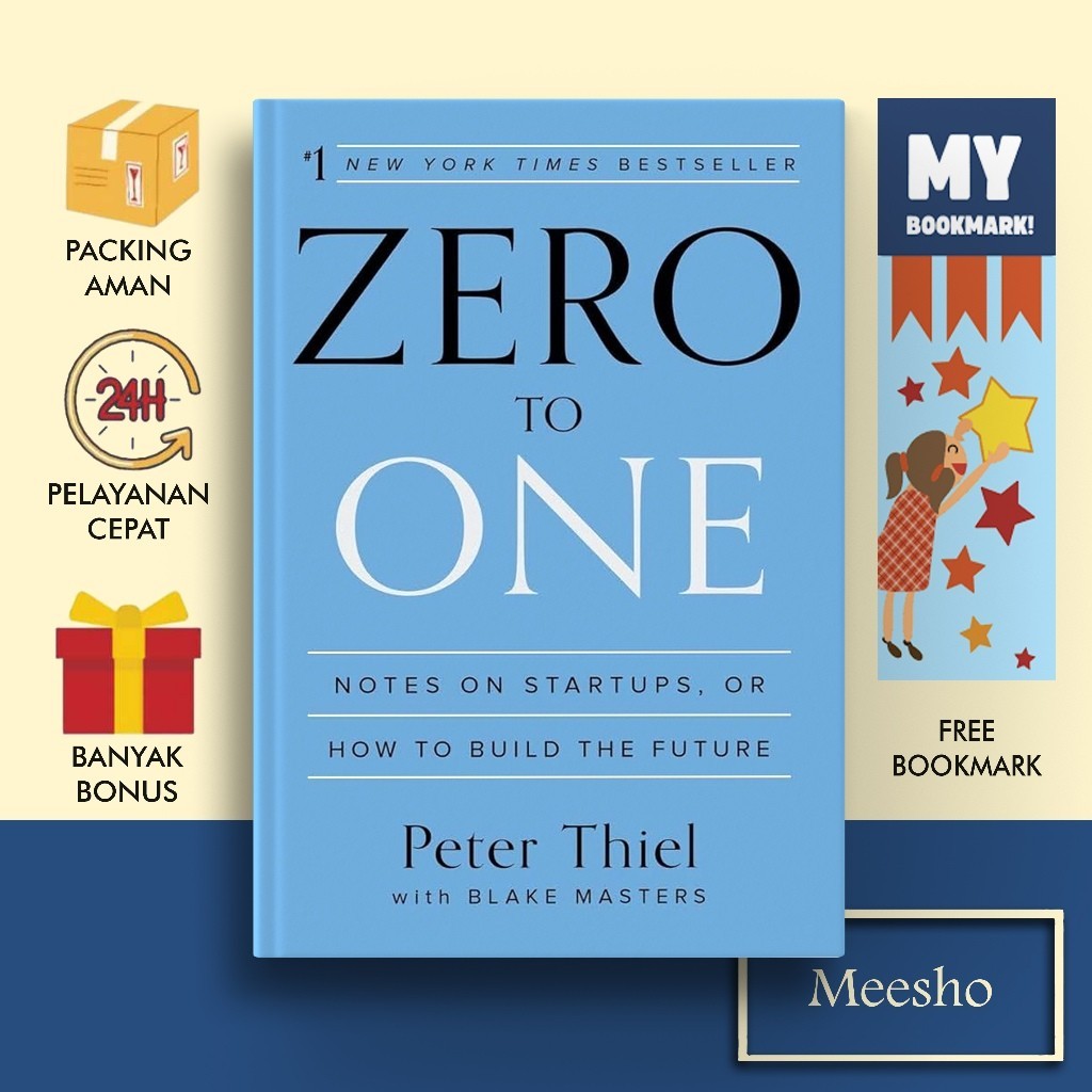 Jual Zero to One: Notes on Startups, or How to Build the Future by ...