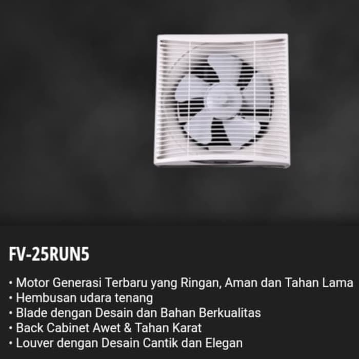 Jual Panasonic Fv 25 Run 10 Inch Exhaust Dinding - Hexos / Heksos ...