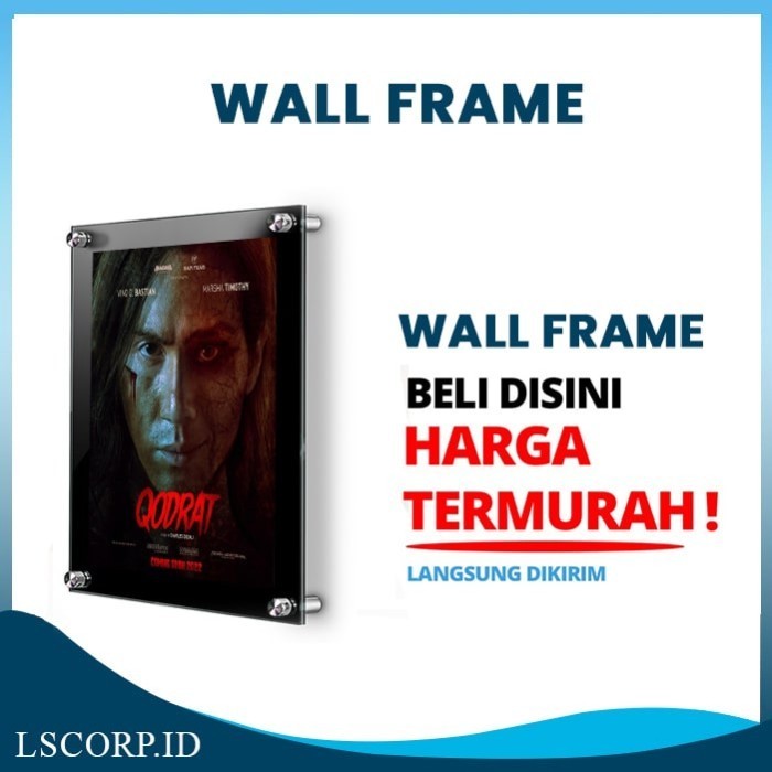 Jual Akrilik Dindin Wall Frame Poster Acrylic Tembok Bioskop A4 2Mm ...