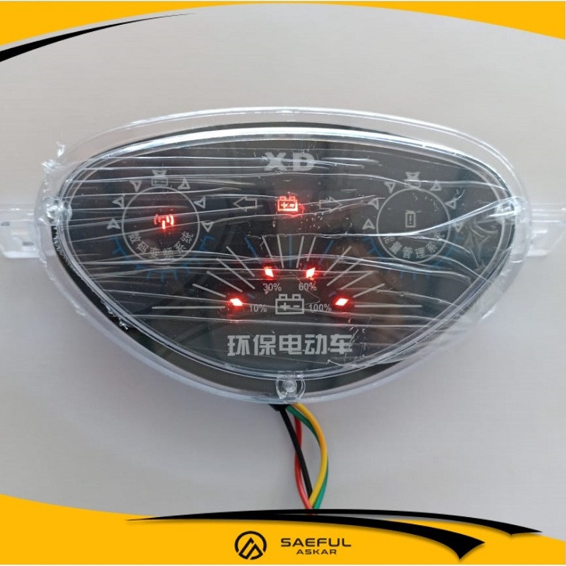 Jual Indikator Display Speedometer Sepeda Listrik Motor Listrik 48v 60v ...
