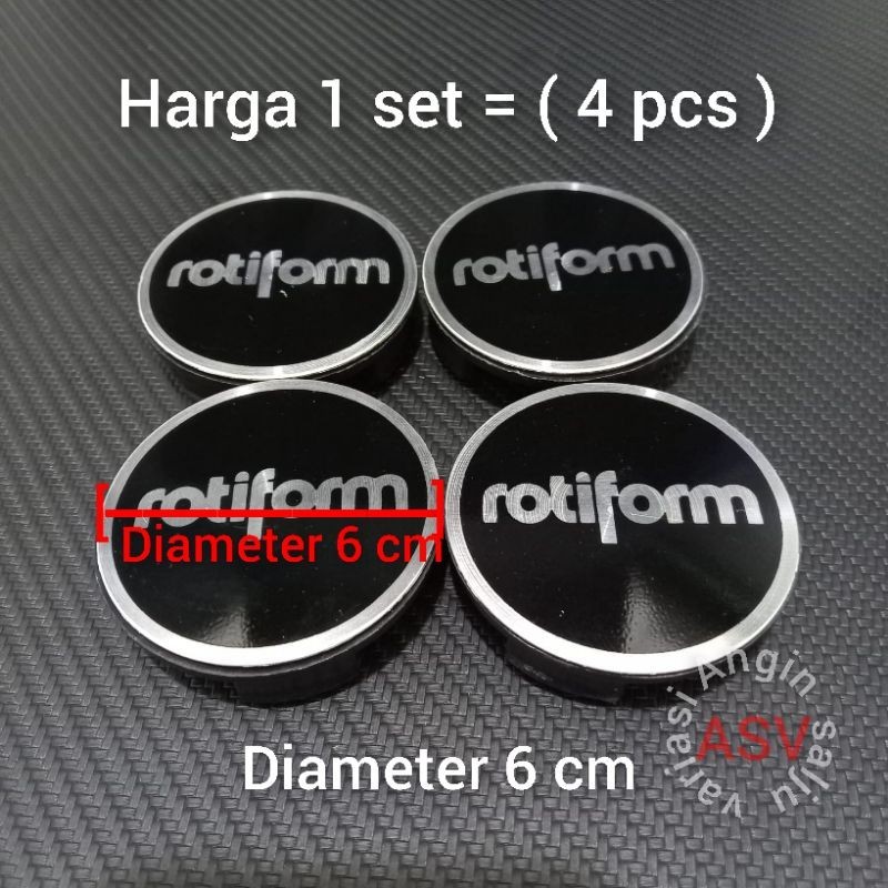 Jual dop roda tutup velg racing mobil variasi rotiform latar hitam ...