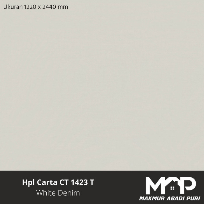 Jual HPL CARTA CT 1423 T ( WHITE DENIM ) | Shopee Indonesia