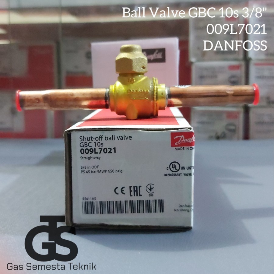 Jual SHUT-OFF BALL VALVE DANFOSS GBC 10s 3/8" ODF ( 009L7021 ) | Shopee Indonesia