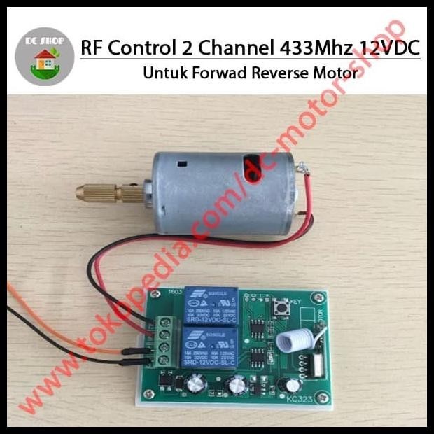 Jual HOT DEAL REMOTE RF 2CH LINEAR MOTOR 12V DC 433MHZ 2WAY MOTOR DC FORWARD REVERSE | Shopee ...