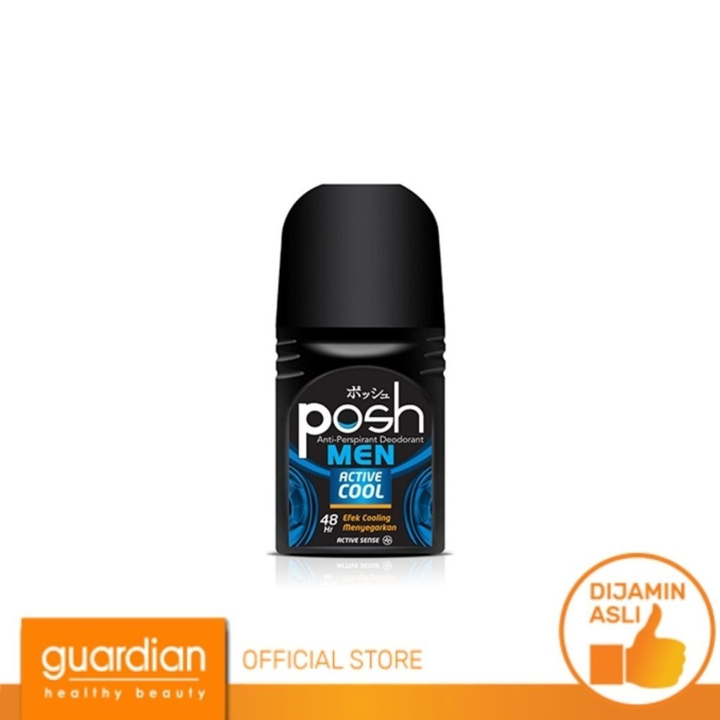 Jual Posh Men Roll On Deodoran Active Cool 50Ml | Shopee Indonesia