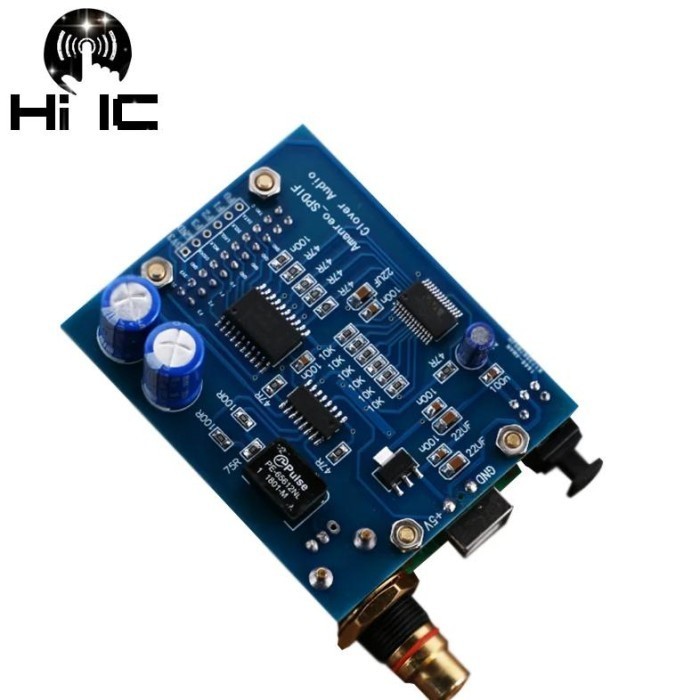 Jual Usb Amanero Module Digital Interface Iis I2S To Coaxial Iis I2S ...