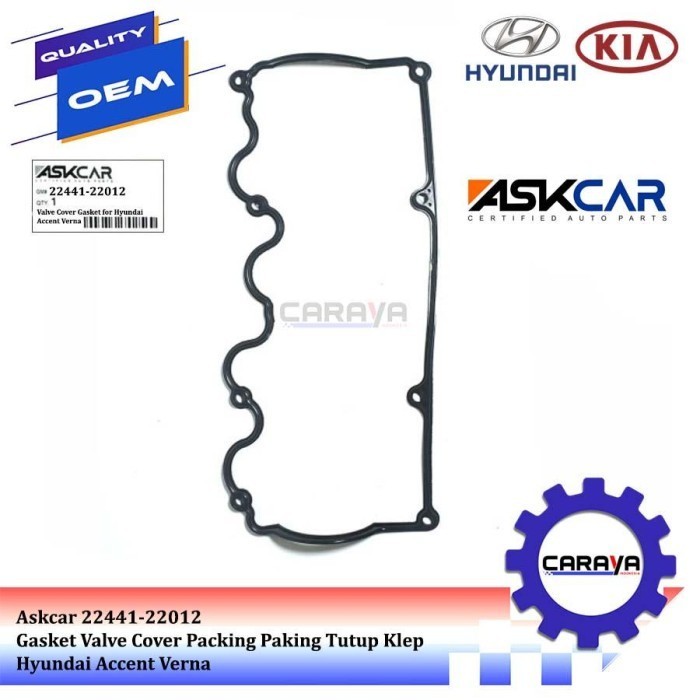 Jual Gasket Valve Cover Packing Paking Tutup Klep Hyundai Accent Verna | Shopee Indonesia