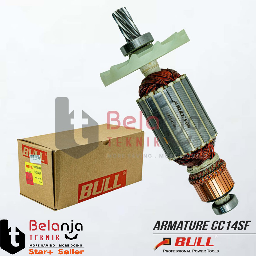 Jual Bull Armature CC14SF Mesin Potong Besi Cut Off Rotor Angker CC ...