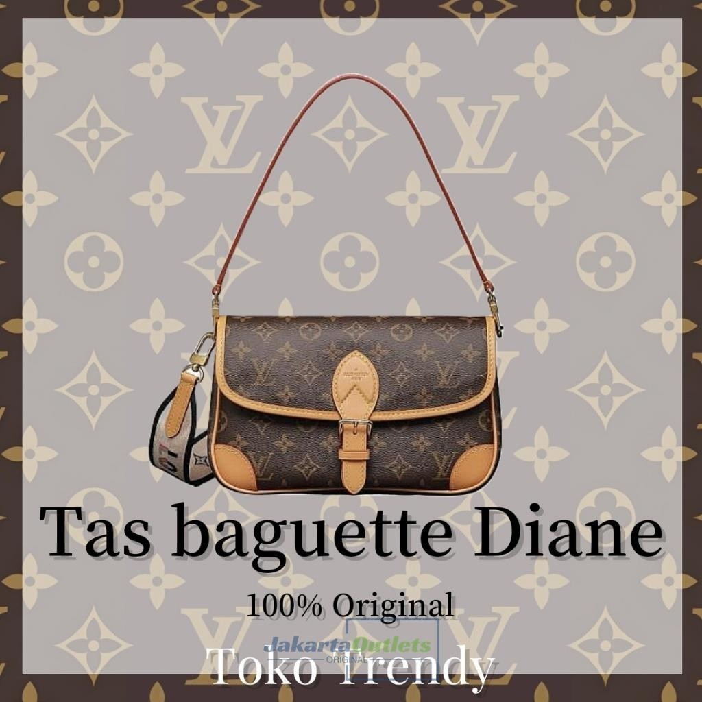 Jual Louis Vuitton/LV Tas baguette Diane Wanita bag/LV Classic old ...