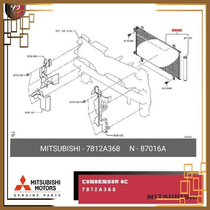 Jual [DMBL] CONDENSOR AC KONDENSOR AC MITSUBISHI XPANDER 2016-2024 ...
