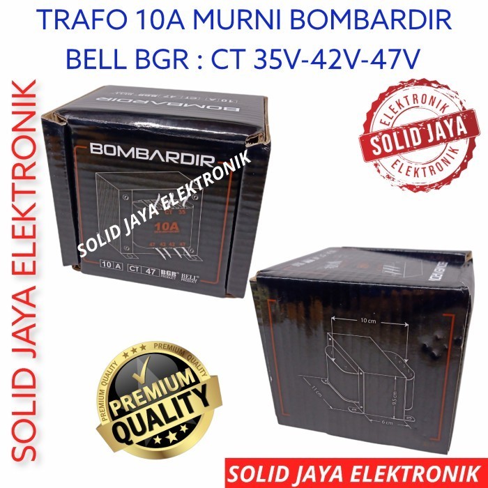 Jual Travo Trafo Bombardir 10A Ct 35V 42V 47V Murni Bell Bgr 10 A Amper Ktk | Shopee Indonesia
