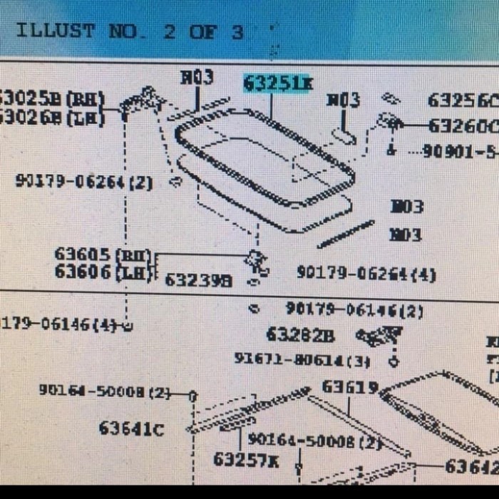 Jual Karet Roof Atas Kaca Sunroof New Alphard Vellfire Agh30 2016-2019 ...