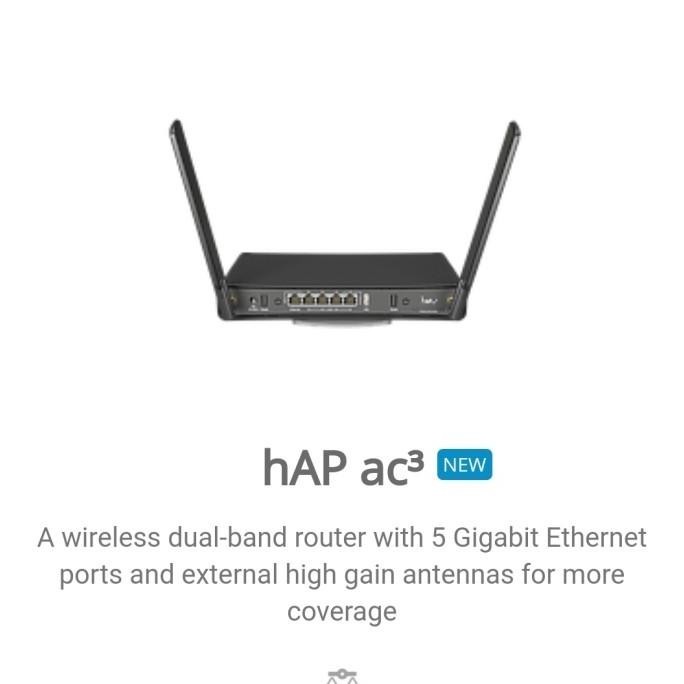 Jual Mikrotik Router Wireless Hap Ac3 Rbd53Ig-5Hacd2Hnd | Shopee Indonesia