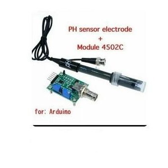 Jual NEW PRODUK PH METER SENSOR + MODULE UNTUK ARDUINO PH-4502C ...
