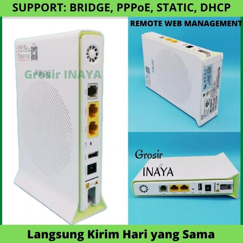 Jual ONU EPON ROUTER WIFI ZTE F452 PLUS ADAPTOR GASS | Shopee Indonesia