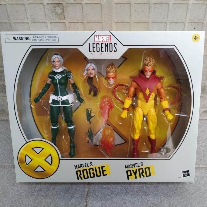Jual HASBRO MARVEL LEGENDS X-MEN 2-PACK ROGUE & PYRO 2PACK XMEN ...