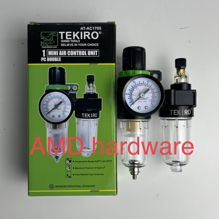 Jual Air Filter Regulator+Lubricator Double Kompresor Angin Original ...