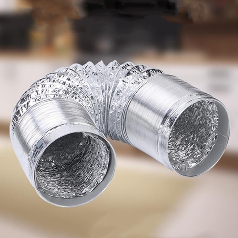 Jual FLEXIBLE DUCTING 4 INCHI / PIPA CEROBONG ASAP 4 INCH, AC, COOKER ...