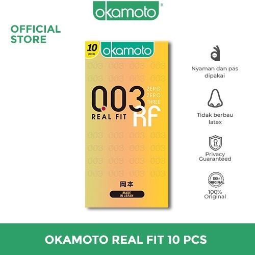 Jual Okamoto Kondom 003 Real Fit - 10 Pcs - Kondom Tipis Jepang | Shopee Indonesia