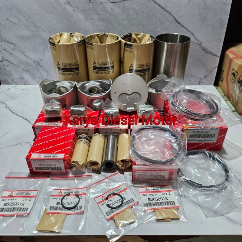 Jual Liner Kit Set Liner Set Piston Set Ring Seher Set Mitsubishi L300 4D56 | Shopee Indonesia