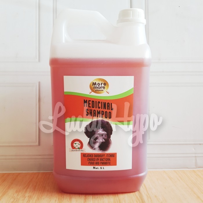 Jual Shampo Medicated Anjing More More Please Medicated Dog Shampoo 5 ...