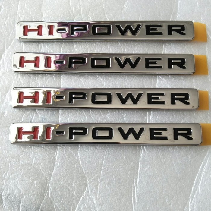 Jual Promo Emblem Tulisan Hi Power Mitsubishi Hi-Power | Shopee Indonesia