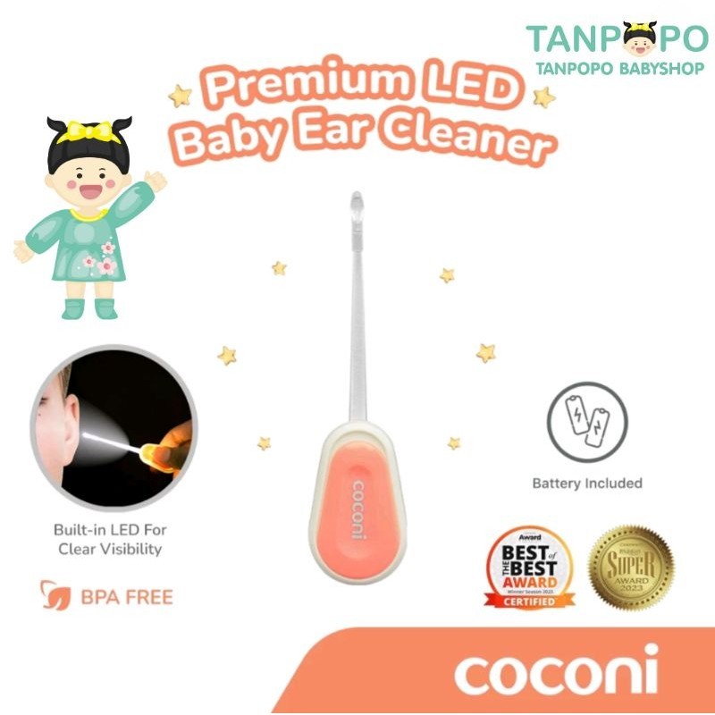 Jual COCONI Premium LED Baby Ear Cleaner ( Pembersih Telinga Anak ...