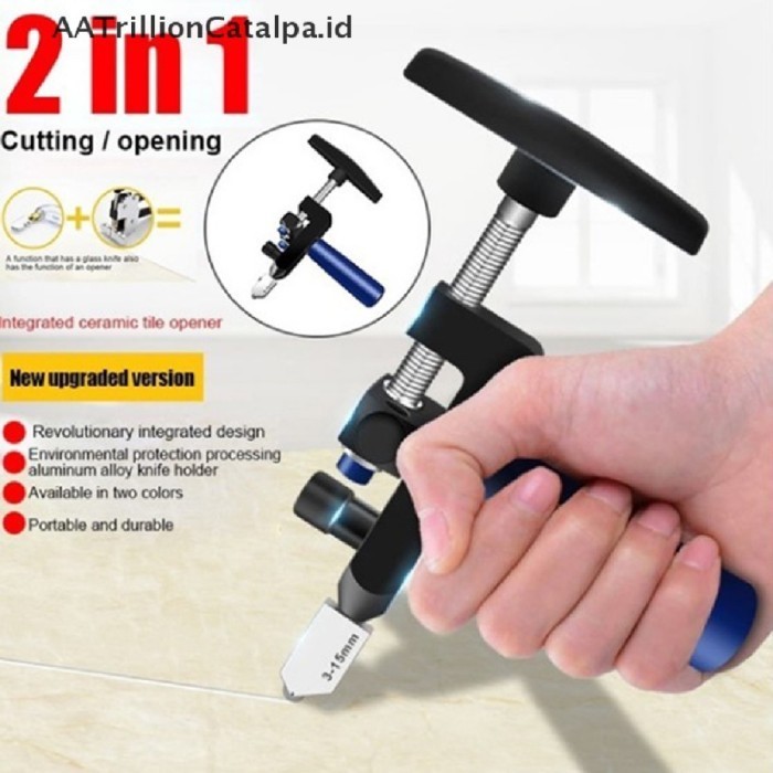 Jual ALAT PEMOTONG KACA KERAMIK 2 IN 1 MULTIFUNGSI ALAT POTONG KERAMIK ...