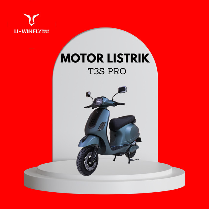 Jual SEPEDA MOTOR LISTRIK UWINFLY T3S PRO T3SPRO Garansi Resmi - PURPLE ...