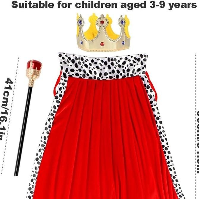 Jual King Costume Set Queen Halloween Costume Baju Raja Baju Ratu ...