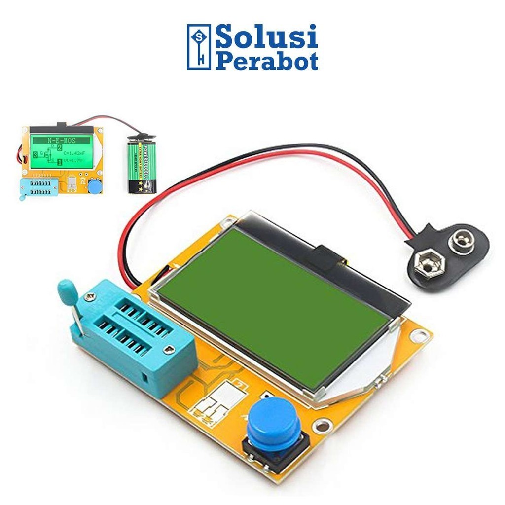 Jual ESR Meter LCR-T4 SP / Transistor Tester LCR T4 Digital RCD LED ...