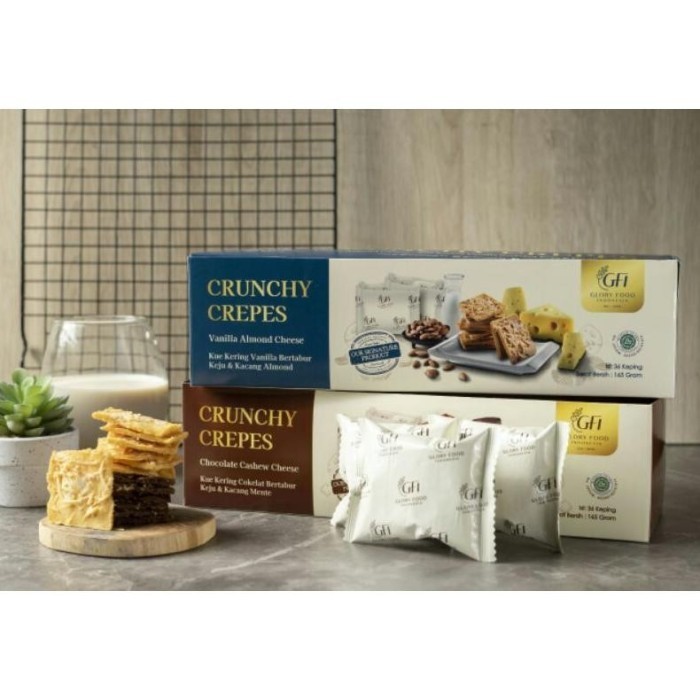 Jual CRUNCHY CREPES GLORY SNACK KHAS SURABAYA | Shopee Indonesia