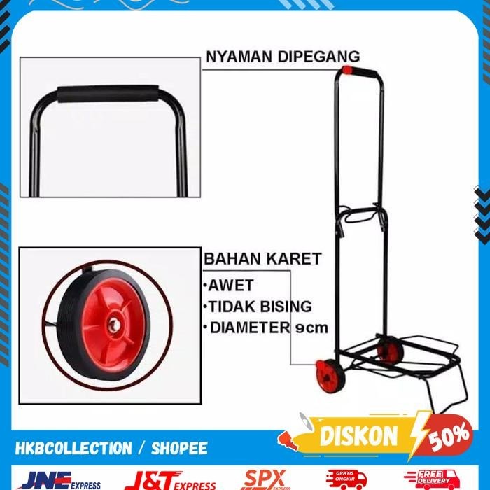 Jual TROLI LIPAT PORTABLE TROLLEY GALON AIR BESI TROLEY ALAT ANGKUT ...